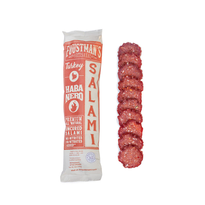 Turkey Salami | Uncured, Artisanal & Nitrate-Free | Foustman's ...